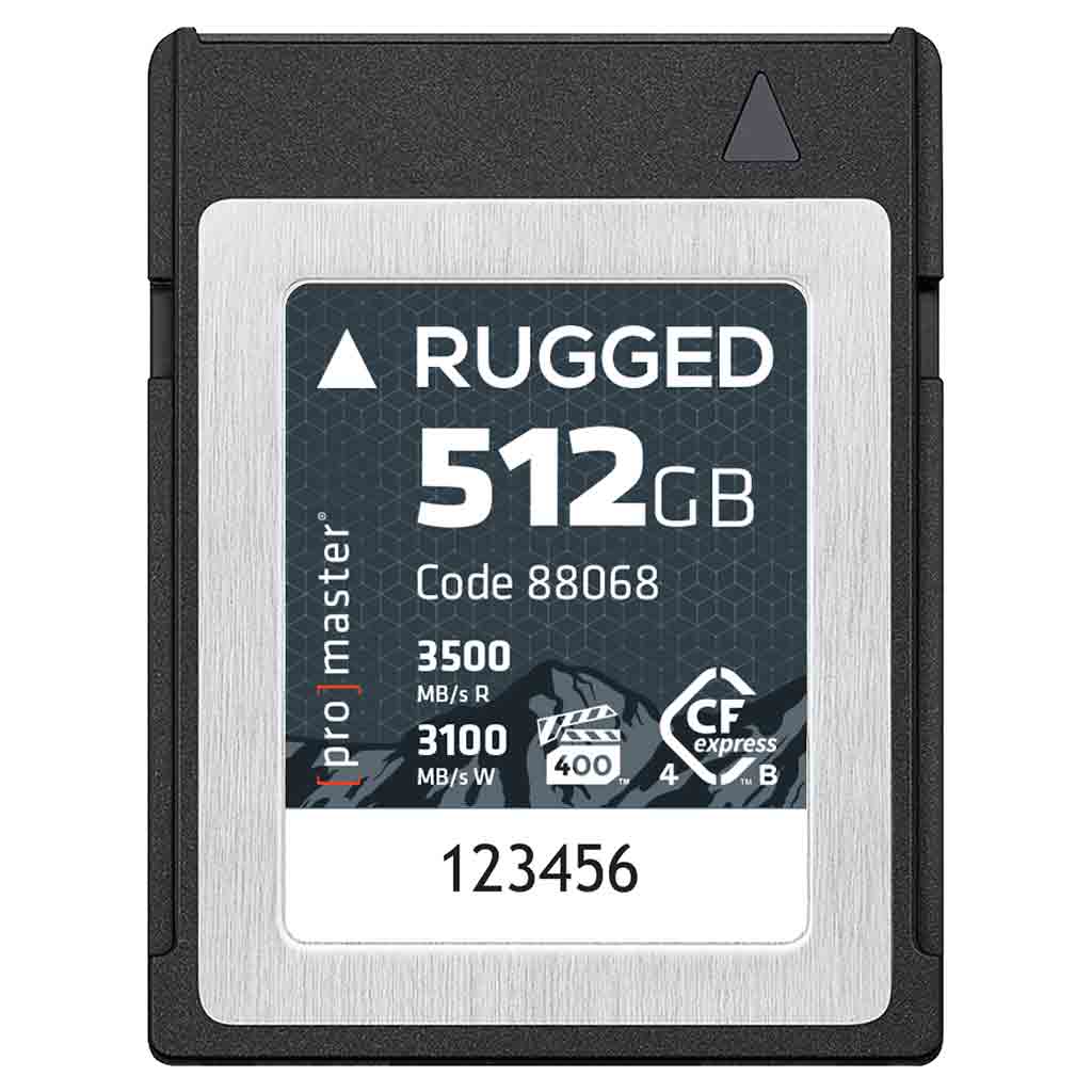 Promaster CFexpress 4.0 Type B 512GB Rugged VPG400 Memory Card ...