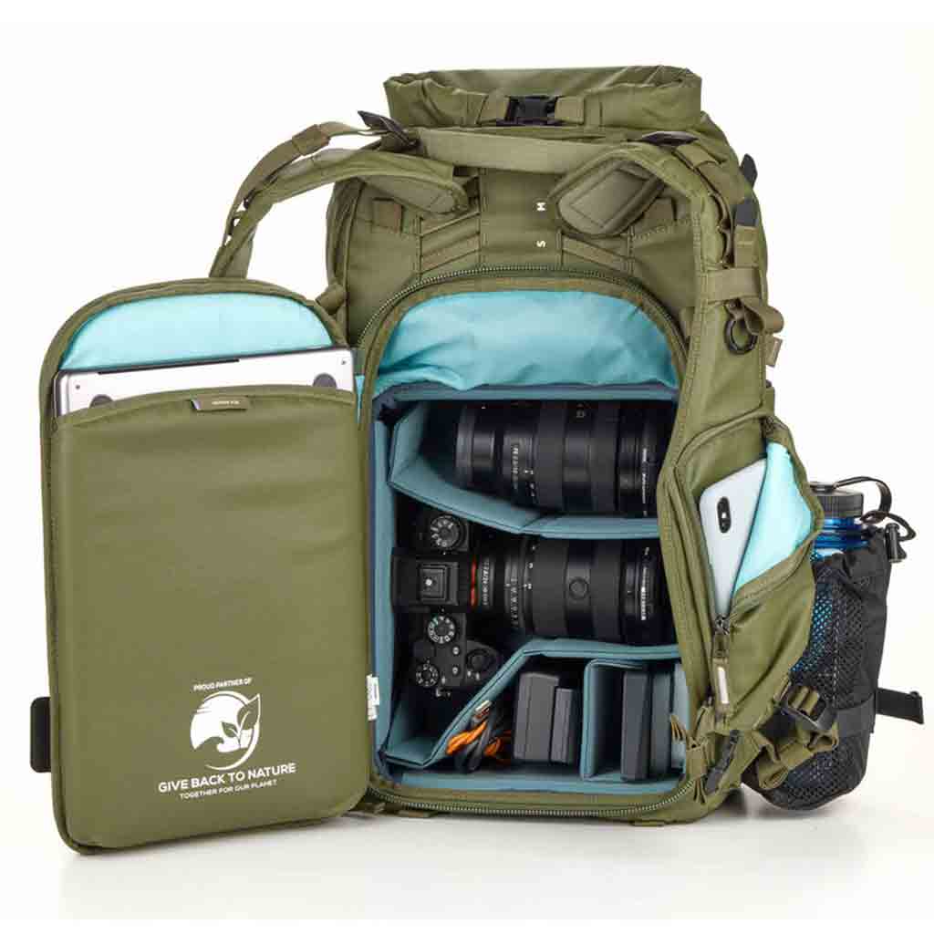 SHIMODA ACTION X25 V2 STARTER KIT BACKPACK GREEN | Rockbrook Camera