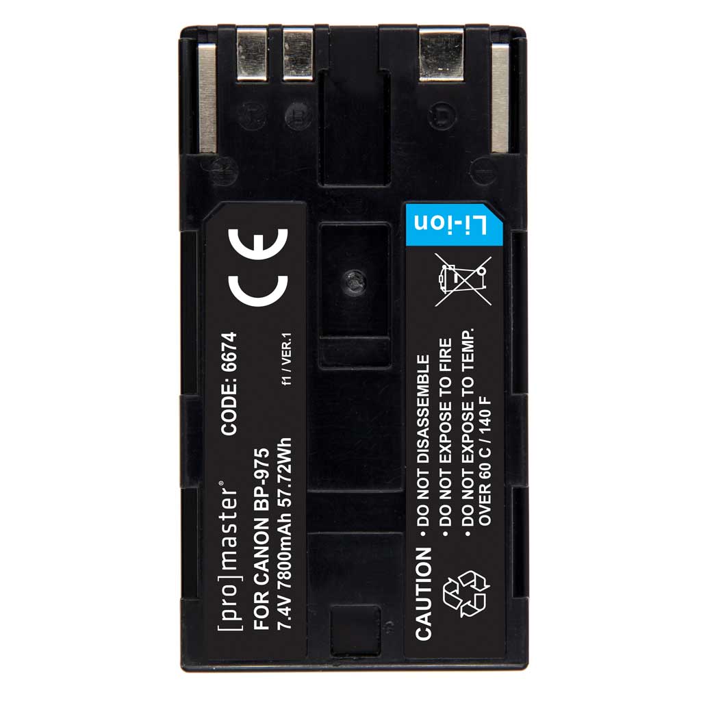 Promaster BP-975 Canon Battery | Rockbrook Camera
