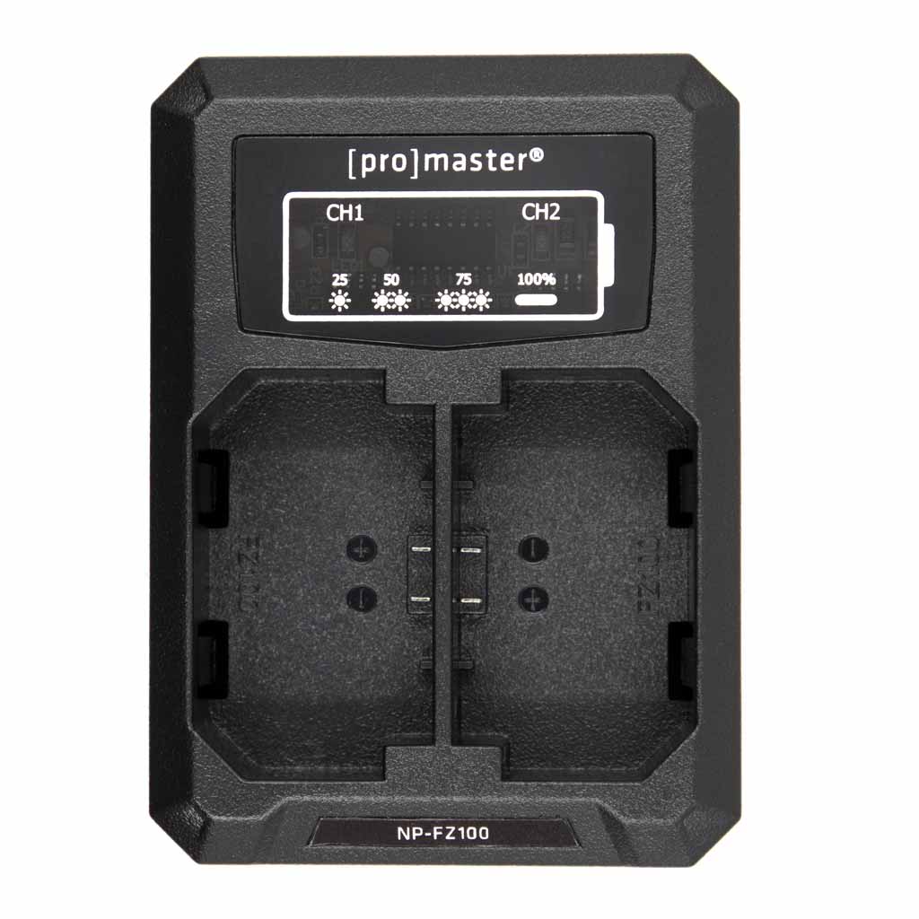 Promaster Dually USB Charger Sony NP-FZ100 | Rockbrook Camera