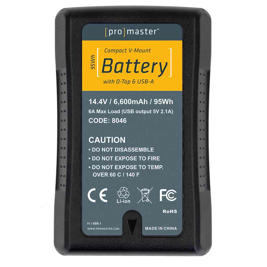 Promaster V-Mount Battery Kit | Rockbrook Camera