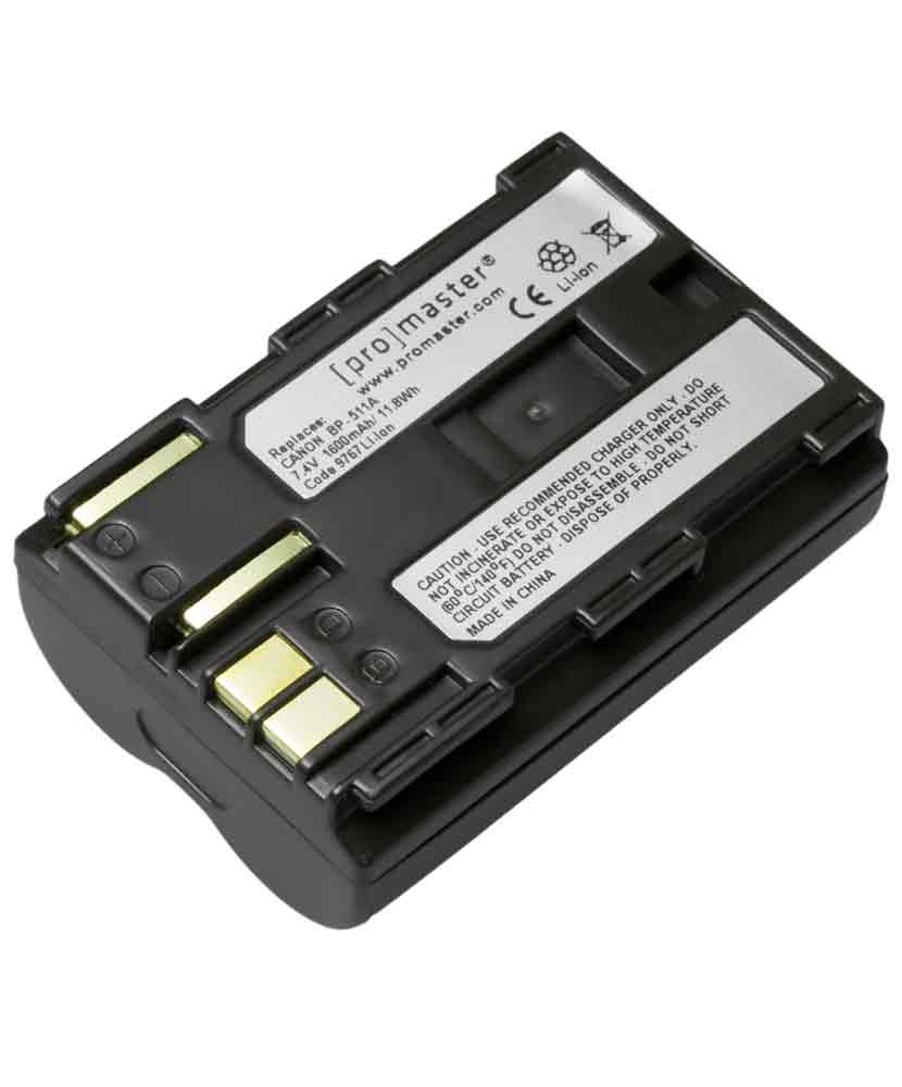 Promaster BP-511A Canon Battery | Rockbrook Camera